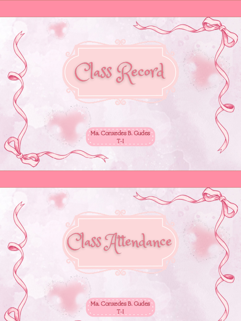 Copy of Class Record (A4 (Landscape)) | PDF | Philippines