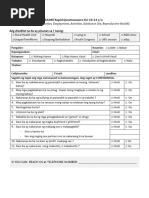 Rapid HEEADSSS Assessment Form | PDF