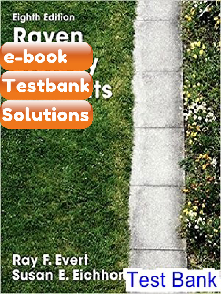 Raven Biology of Plants 8th Edition Evert Ebook & Testbank | PDF ...