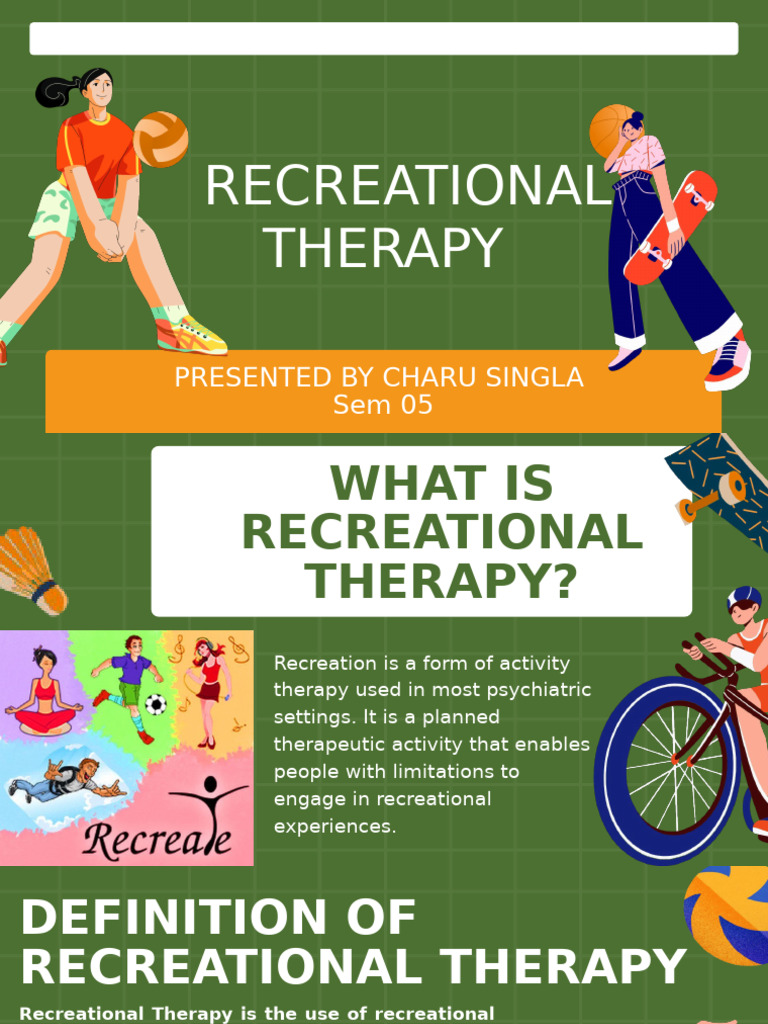 Recreational Therapy | PDF | Art Therapy | Human Diseases And Disorders