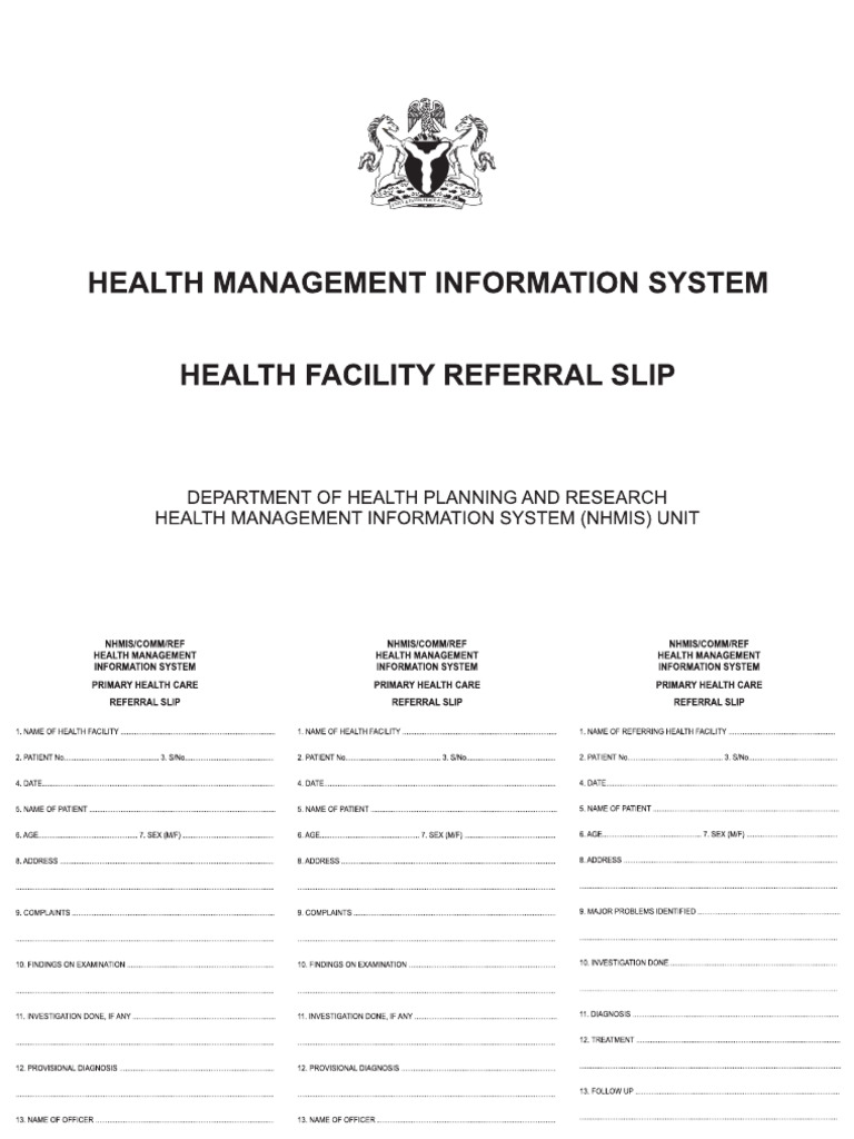 HMIS Referral Form | PDF