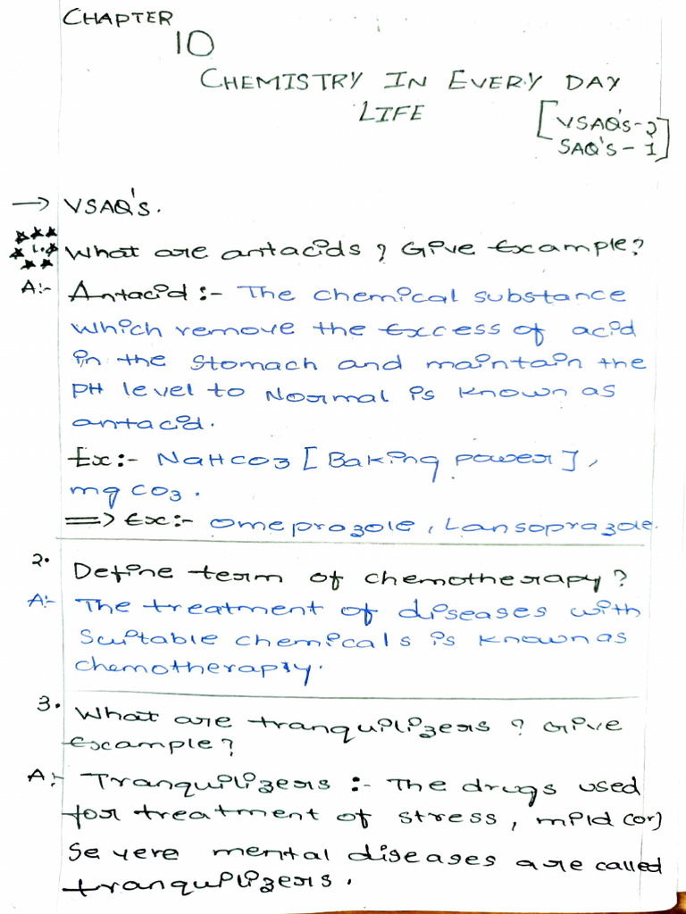 10..chemistry in Everyday Life | PDF