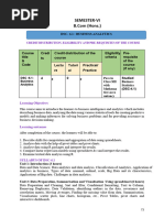 B.Com Semester 6 Syllabus Overview | PDF | Regression Analysis | Data ...