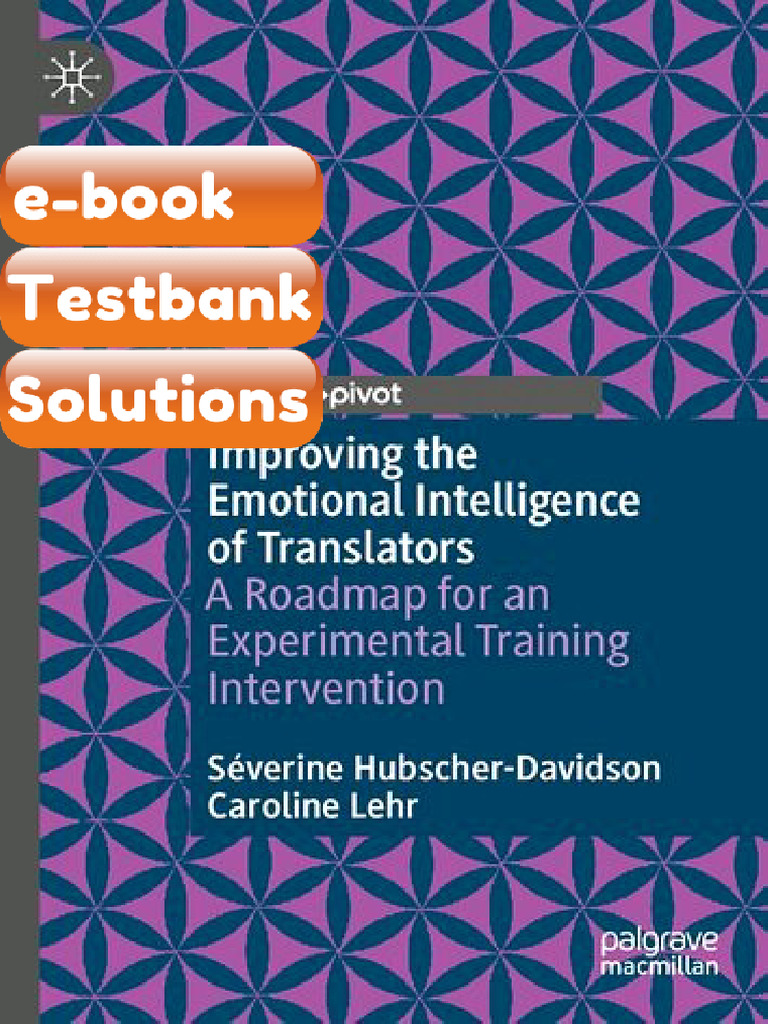 Improving the Emotional Intelligence of Translators Roadmap for an ...
