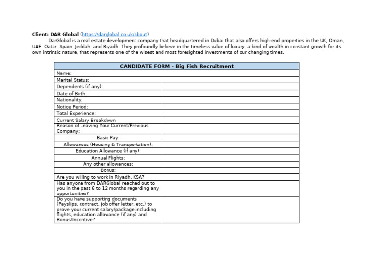Candidate Form - Senior GIS Manager | PDF