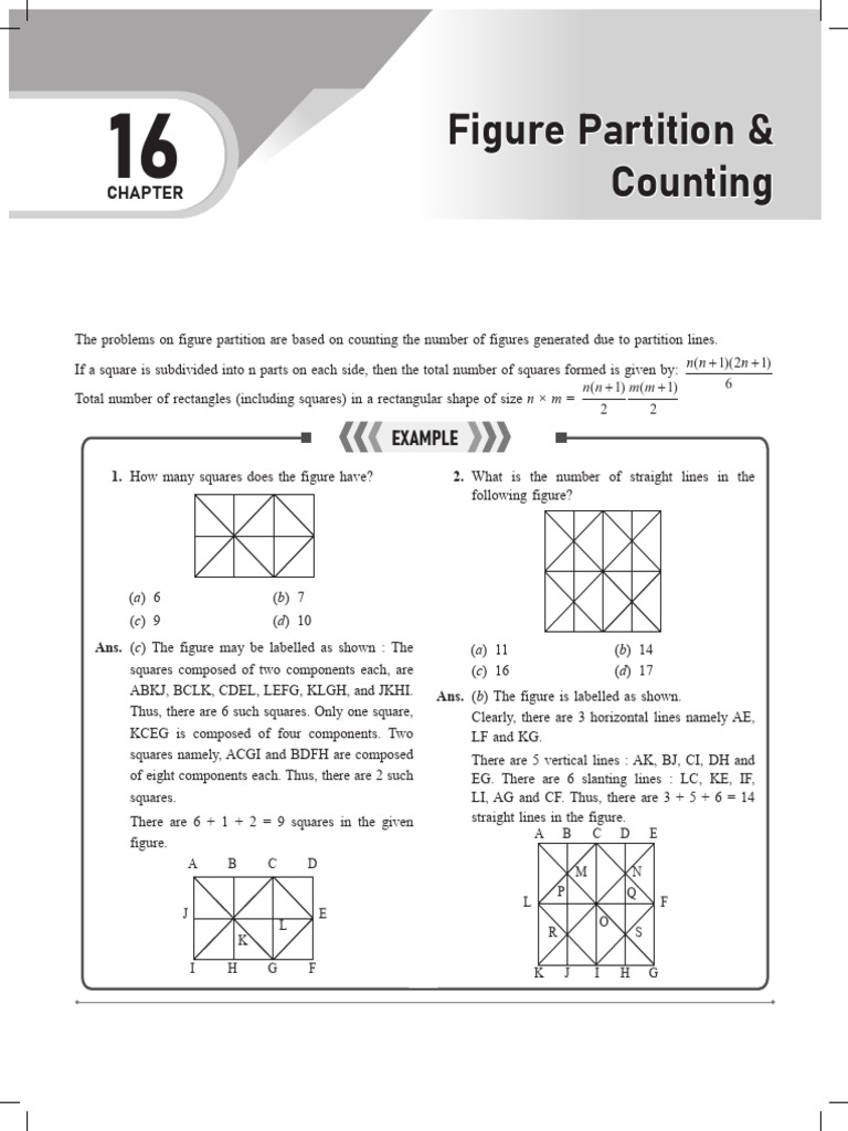 Figure Partition & Counting | PDF | Triangle | Geometric Shapes