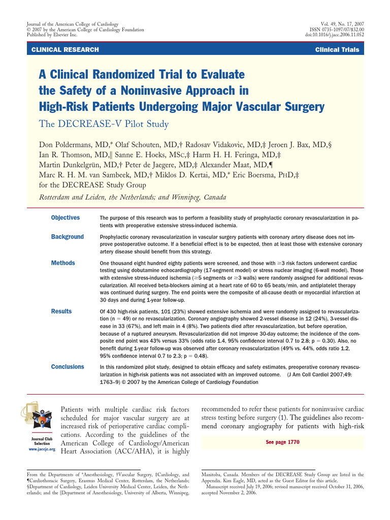 DECREASE V-Invasive Vs Non Invasive Preqx Management | PDF ...