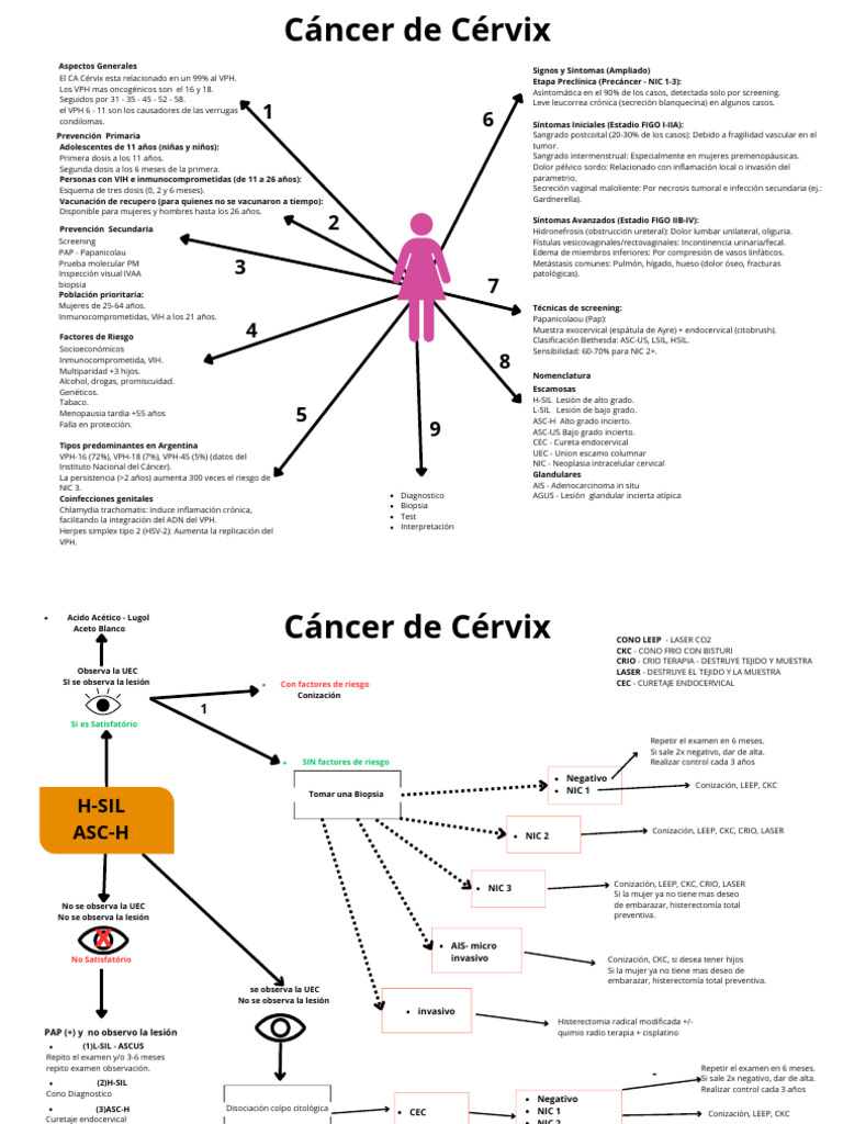 Cáncer de Cérvix | PDF | Cáncer de cuello uterino | Especialidades Medicas