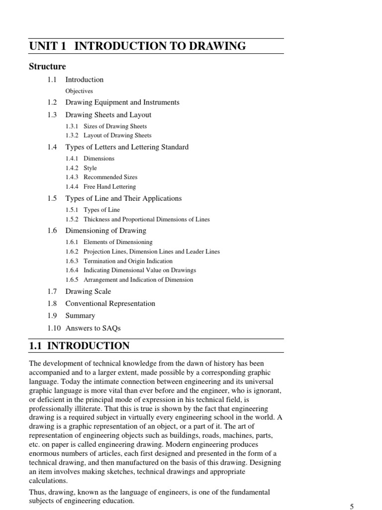 Engineering Drafting | PDF | Drawing | Fraction (Mathematics)