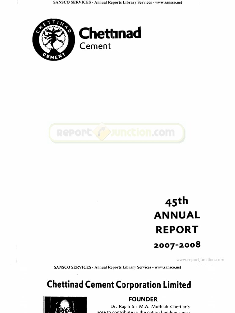 Chettinad Cement Corporation LTD 2008 | PDF | Dividend | Taxes