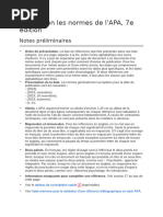 Guide de rédaction APA FSI ULaval | PDF
