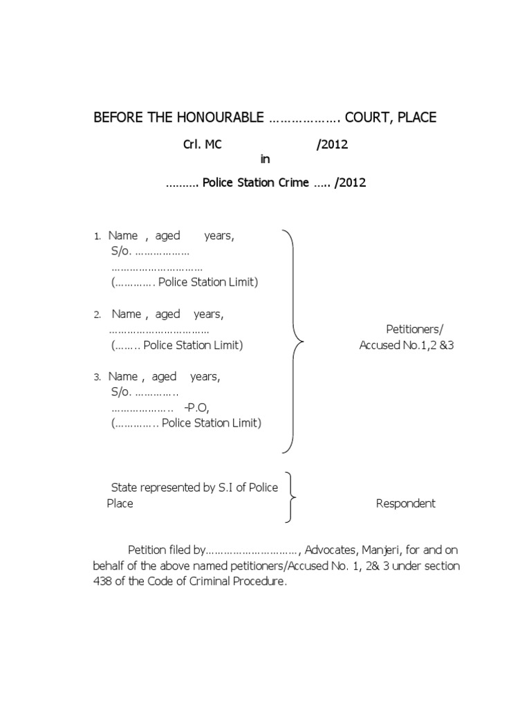 Anticipatory Model in 498a | Bail | Law Enforcement