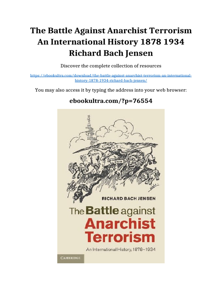 The Battle against Anarchist Terrorism An International History 1878 ...