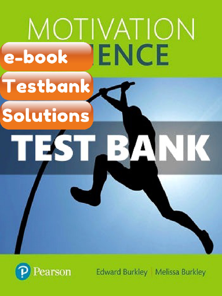 eBook & Testbank Motivation Science 1 Ed Burkley | PDF | Digital ...