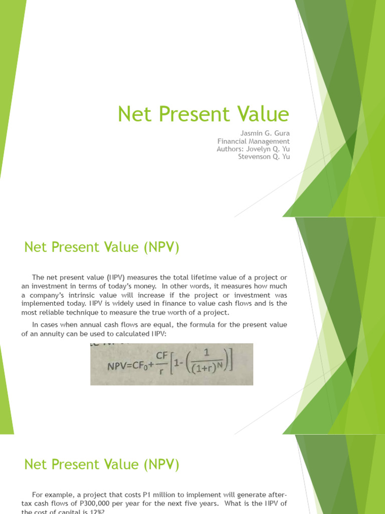 Net Present Value 5 | PDF | Net Present Value | Capital Budgeting