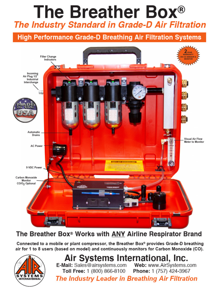 CFM Breather Box - The Industry Standard | PDF | Gases | Chemical ...