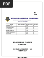 Simple DC Motor Construction Guide | PDF | Electric Motor | Mechanical ...