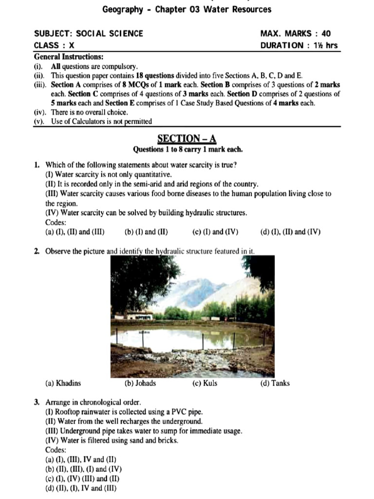 Chapter 3 Water Resources | PDF | Dam | Civil Engineering