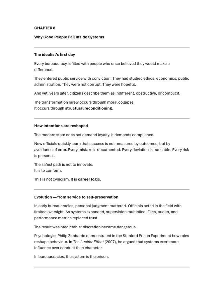 Why Good People Fail Inside Systems | PDF
