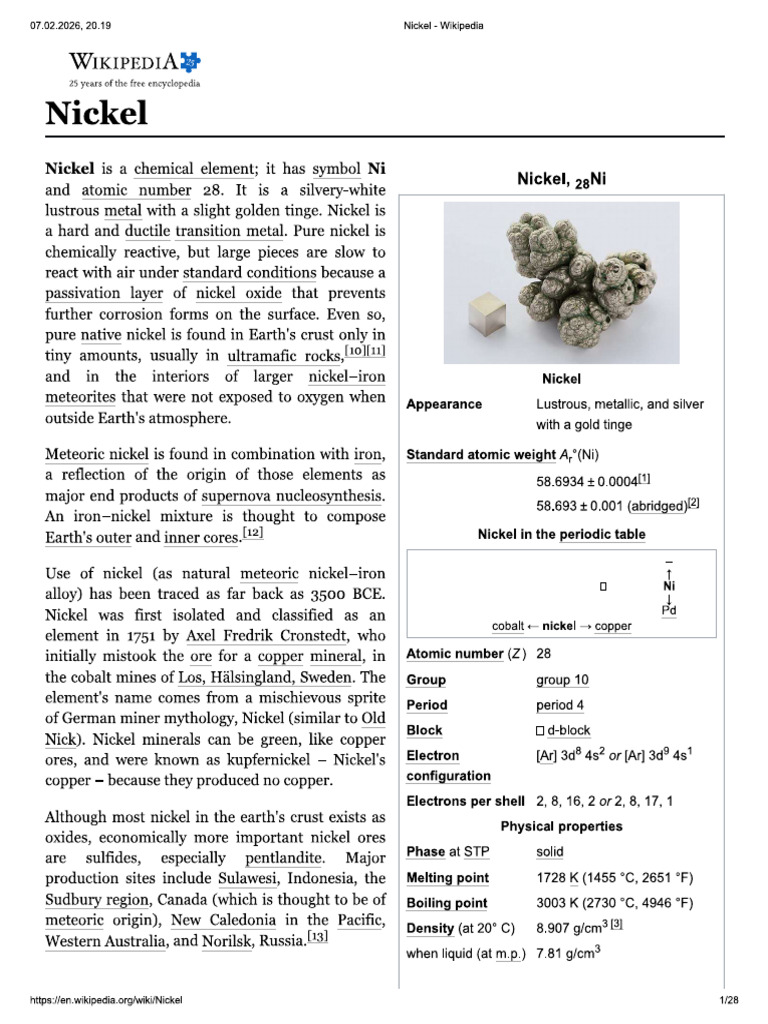 Nickel | PDF