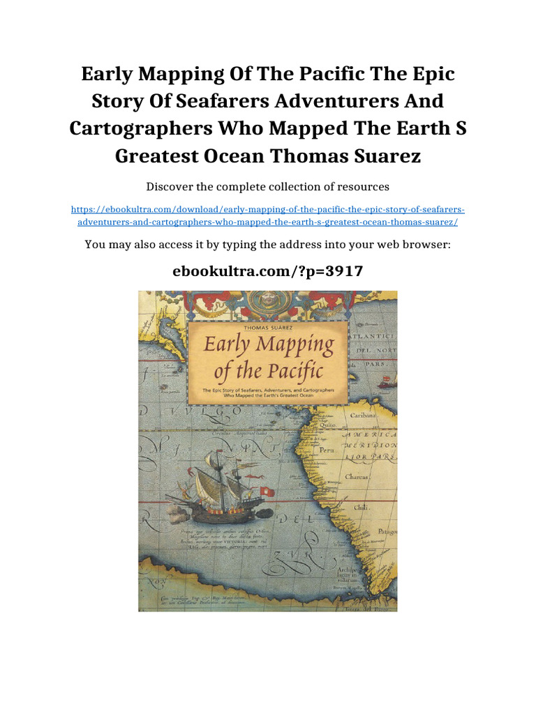 Early Mapping of The Pacific The Epic Story of Seafarers Adventurers ...
