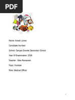 Football Coaching SBA Report | PDF | Physical Education | Association ...