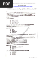 MOD Past Papers & Resources 2021-2025 | PDF