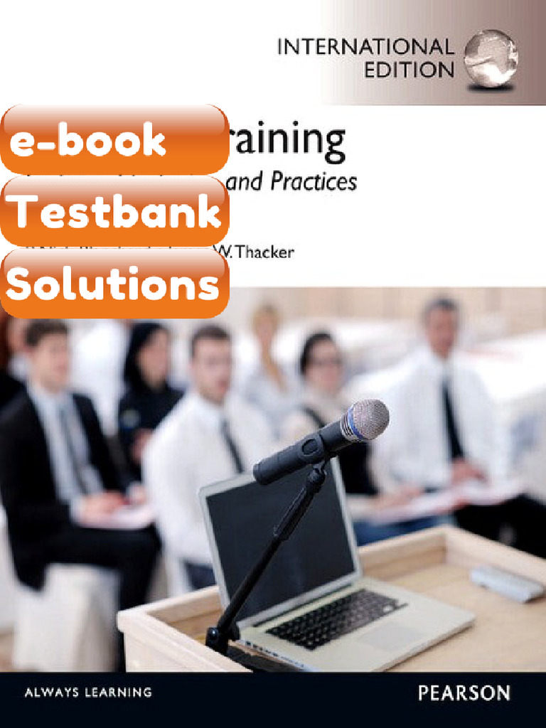eBook & Testbank Affective Training Systems Strategies and Practices ...