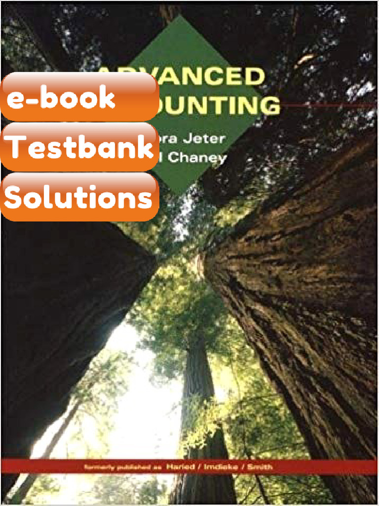 eBook & Testbank Advanced Accounting 7th Edition by Debra C Jeter | PDF ...