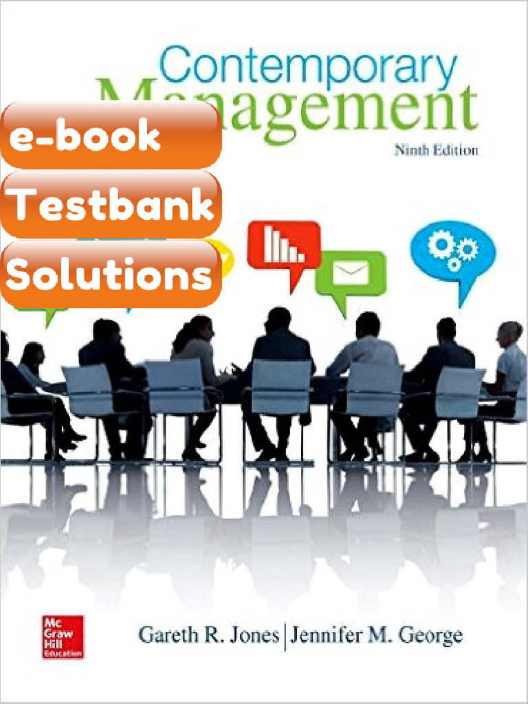 eBook & Testbank Contemporary Management 9th Edition Gareth Jones | PDF ...