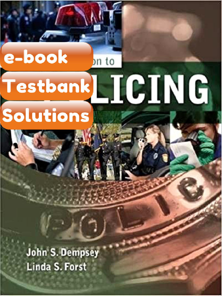 eBook & Testbank an Introduction to Policing 7th Edition by John S ...