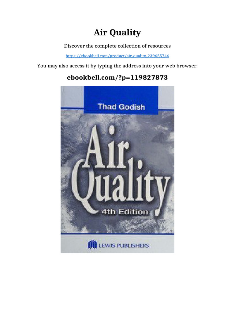 Air Quality Digital Version 2025 | PDF | Science | Jesus
