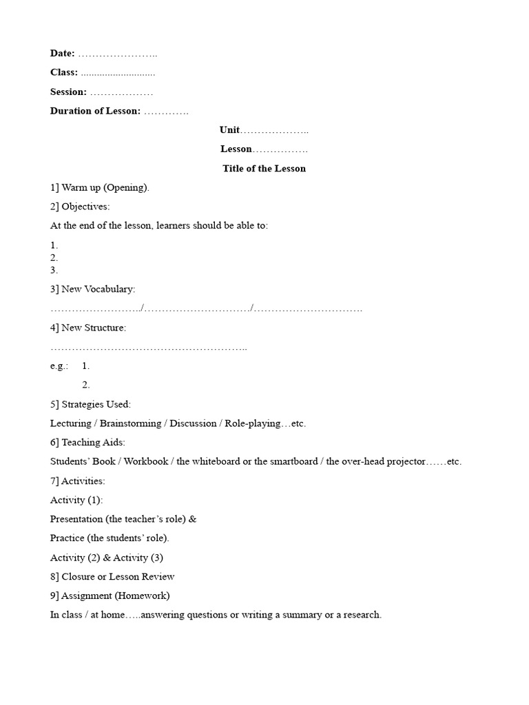 Lecture Template | PDF