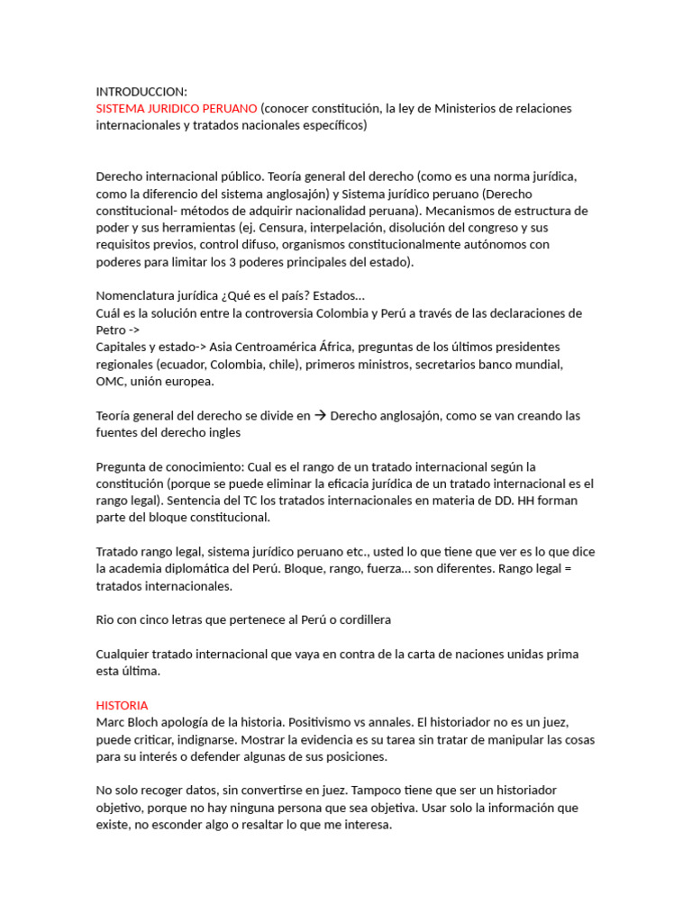 Intro Ducci On | PDF | Perú | Guerra Fría