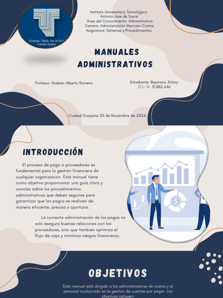 Manual de Procedimientos Sobre El Pago A Los Proveedores | PDF ...