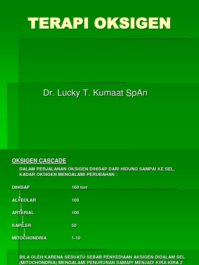 Terapi Oksigen | PDF