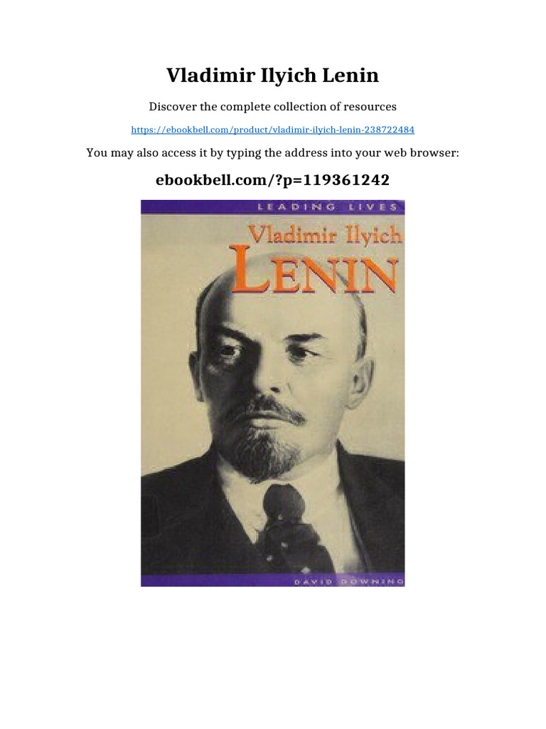 Vladimir Ilyich Lenin No Waiting Time | PDF | Biomechanics | Physics