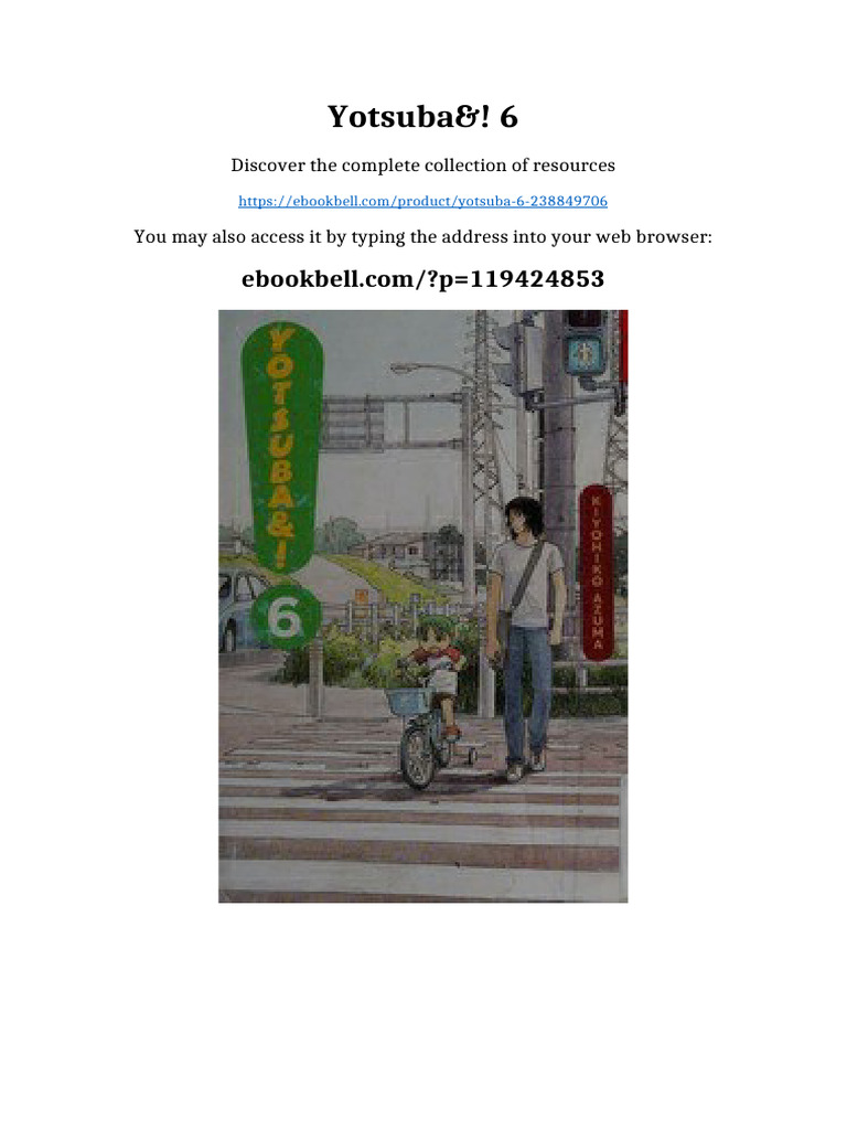 Yotsuba&! 6 Full Chapters Included | PDF | Cost Of Living | Poverty