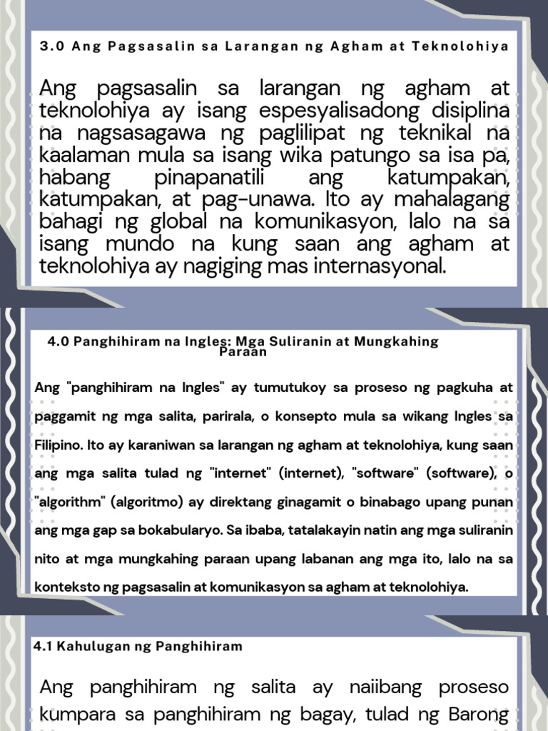 Pagsasalin Sa Ibat Ibang Disiplina | PDF