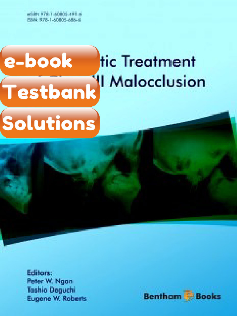 eBook & Testbank Orthodontic Treatment of Class III Malocclusion | PDF ...