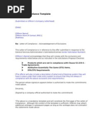 Compliance Statement For Tender Docs | PDF | Finance & Money Management ...