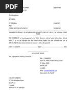 Notice of Bar Under Rule 35(14) | PDF
