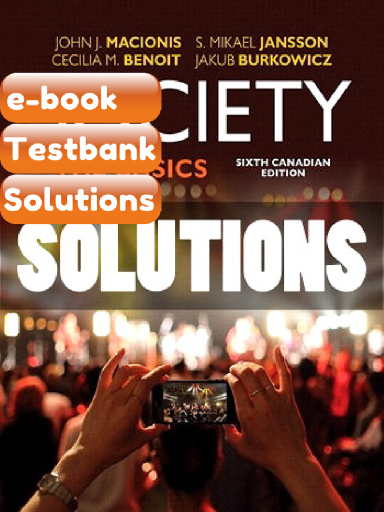 Testbank Society The Basics 6 Ed Macionis Fast Download | PDF ...