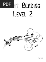 Beginner Sight Reading Practice Guide | PDF | Music Theory | Elements ...