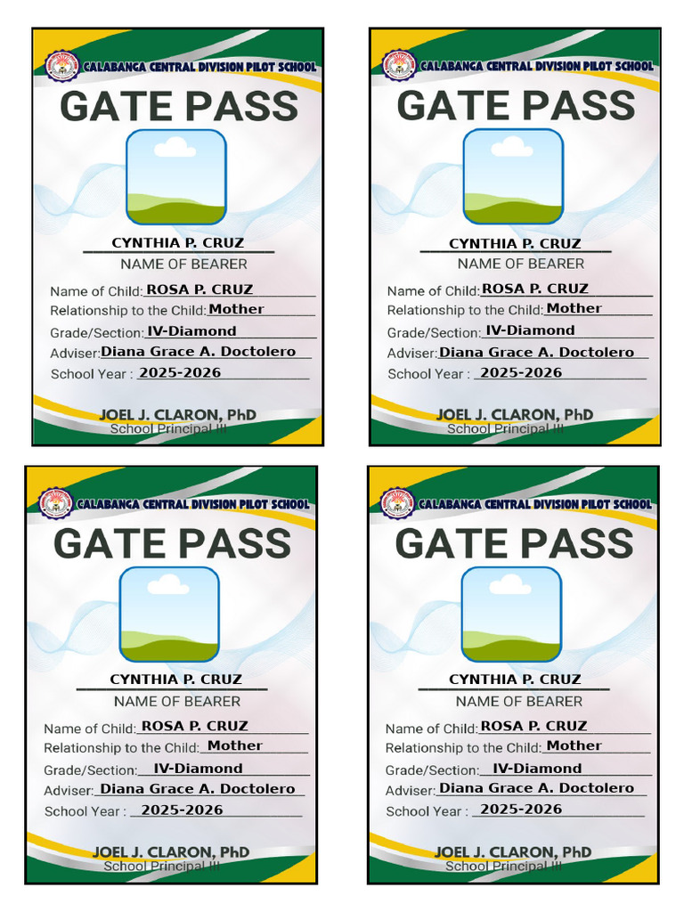 Gate Pass Final Edited | PDF