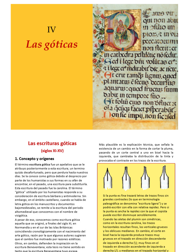 ESCRIPTURES GÒTIQUES - Modo de Compatibilidad | PDF | Escritura ...
