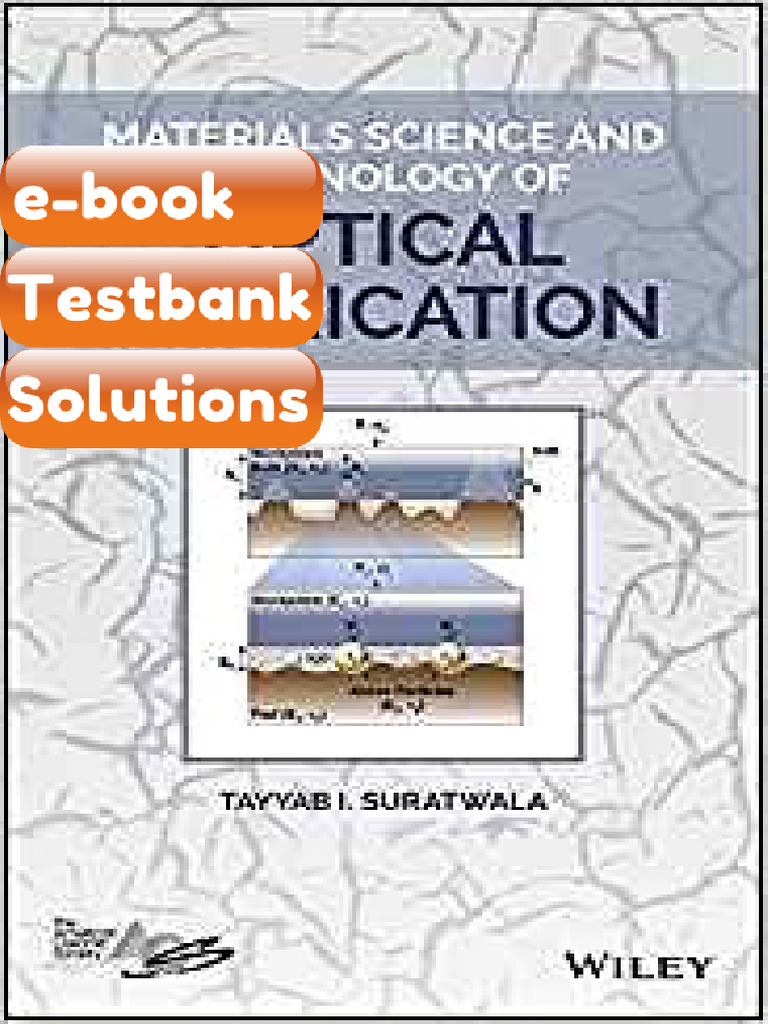Materials Science and Technology of Optical Fabrication by Tayyab I ...