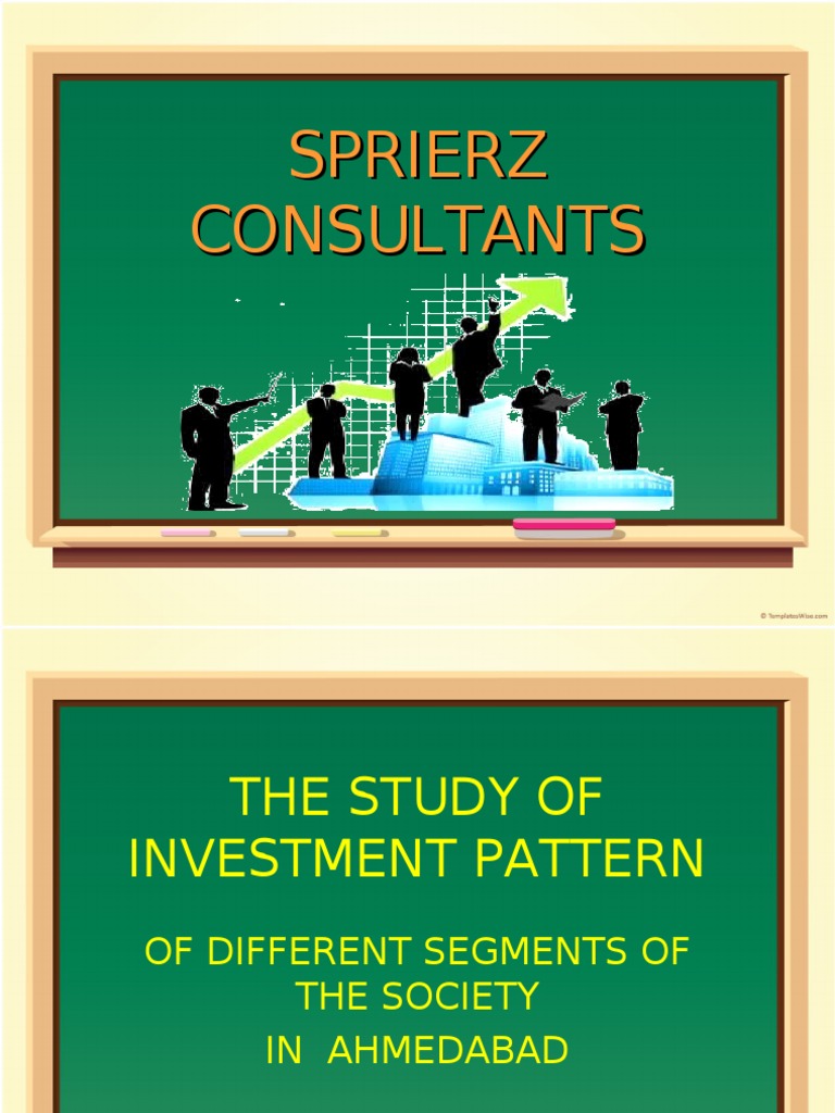 The Study of Investment Pattern(Ppt) | Mutual Funds | Investing
