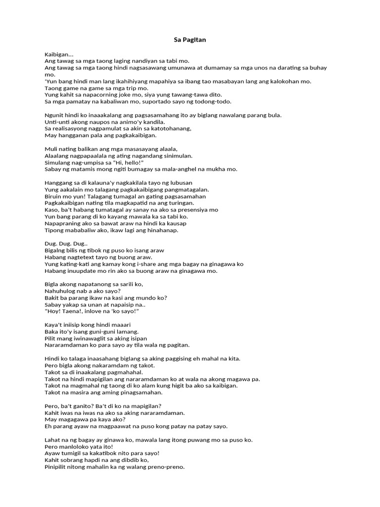 Spoken Word Poetry | PDF