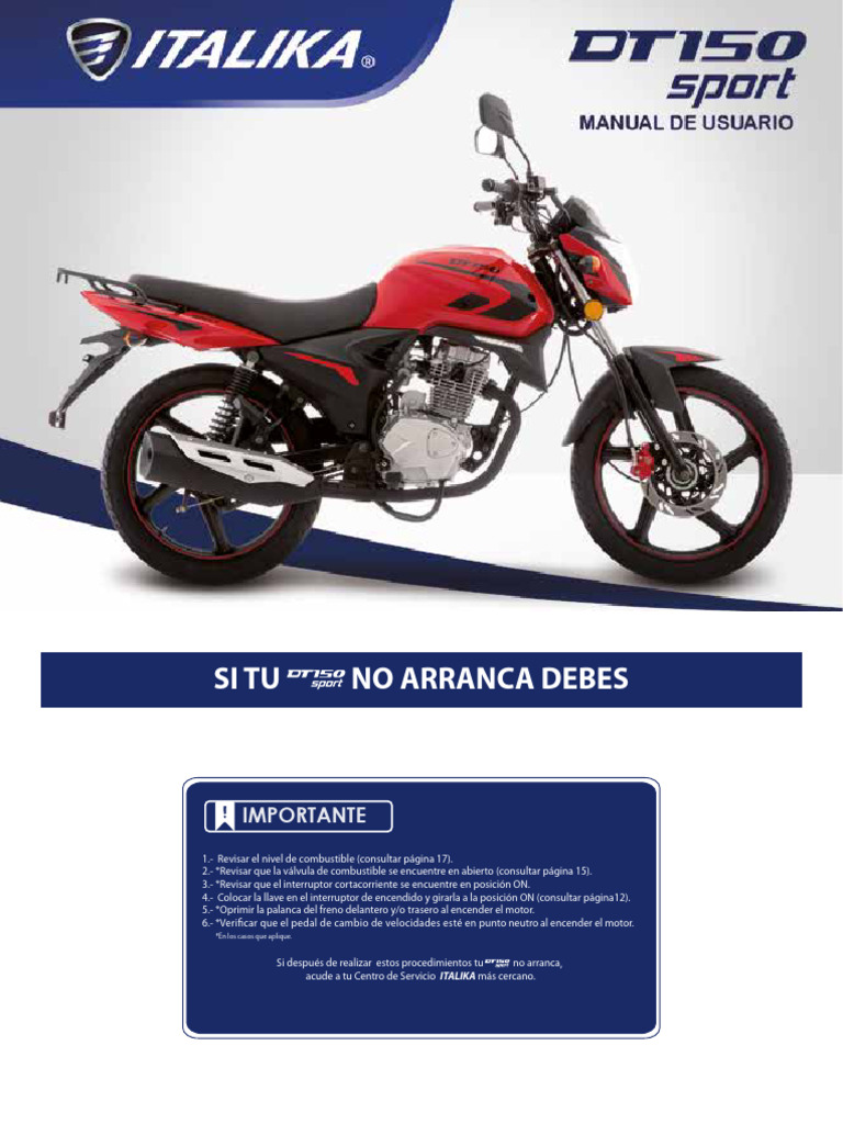 DT 150 Sport | PDF | Carburador